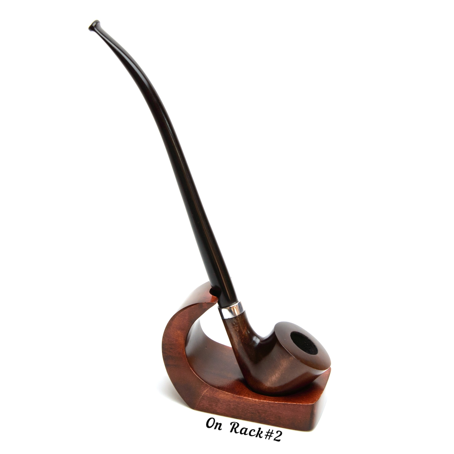 Personalised Pipe Stand for 1 Tobacco Pipe Handmade From Solid - Etsy