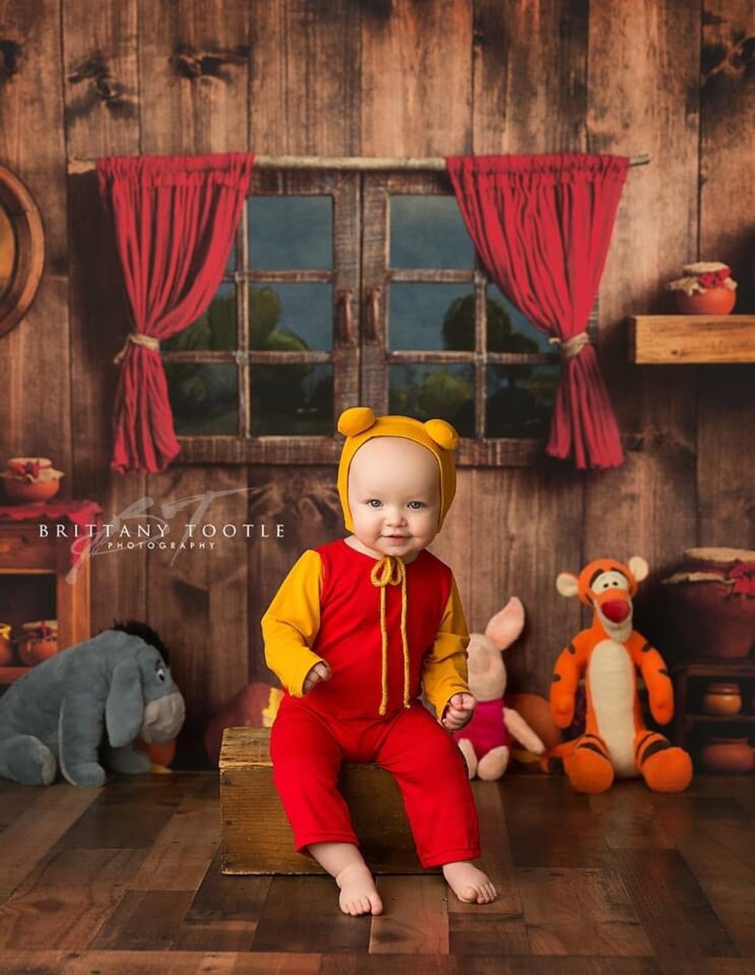 Honey Bear- Sitter Bear Outfit, Bear Photo Props, Newborn Bear Outfit ...