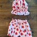 Sweet Strawberry- Strawberry-themed Outfit - Etsy
