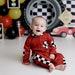 Red Race Car Driver Outfit, Race Car Themed Photo Props, Baby Race Car ...