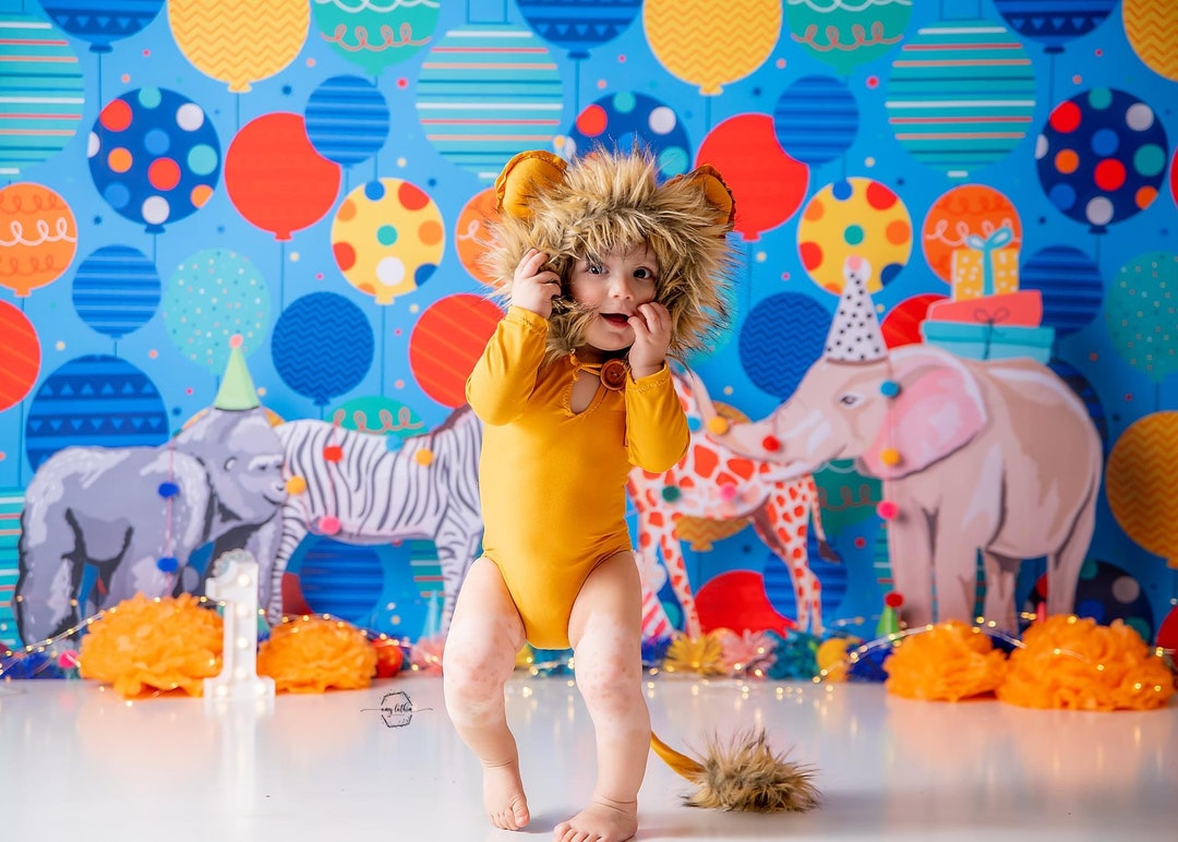 Little Lion Romper- Lion Photo Props, Sitter Photo Props - Etsy