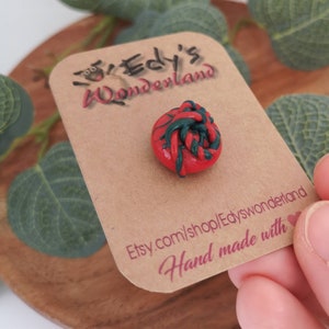 Placenta Pin, Miniature Placenta Polymer Clay Brooch, Gift for Midwife ...