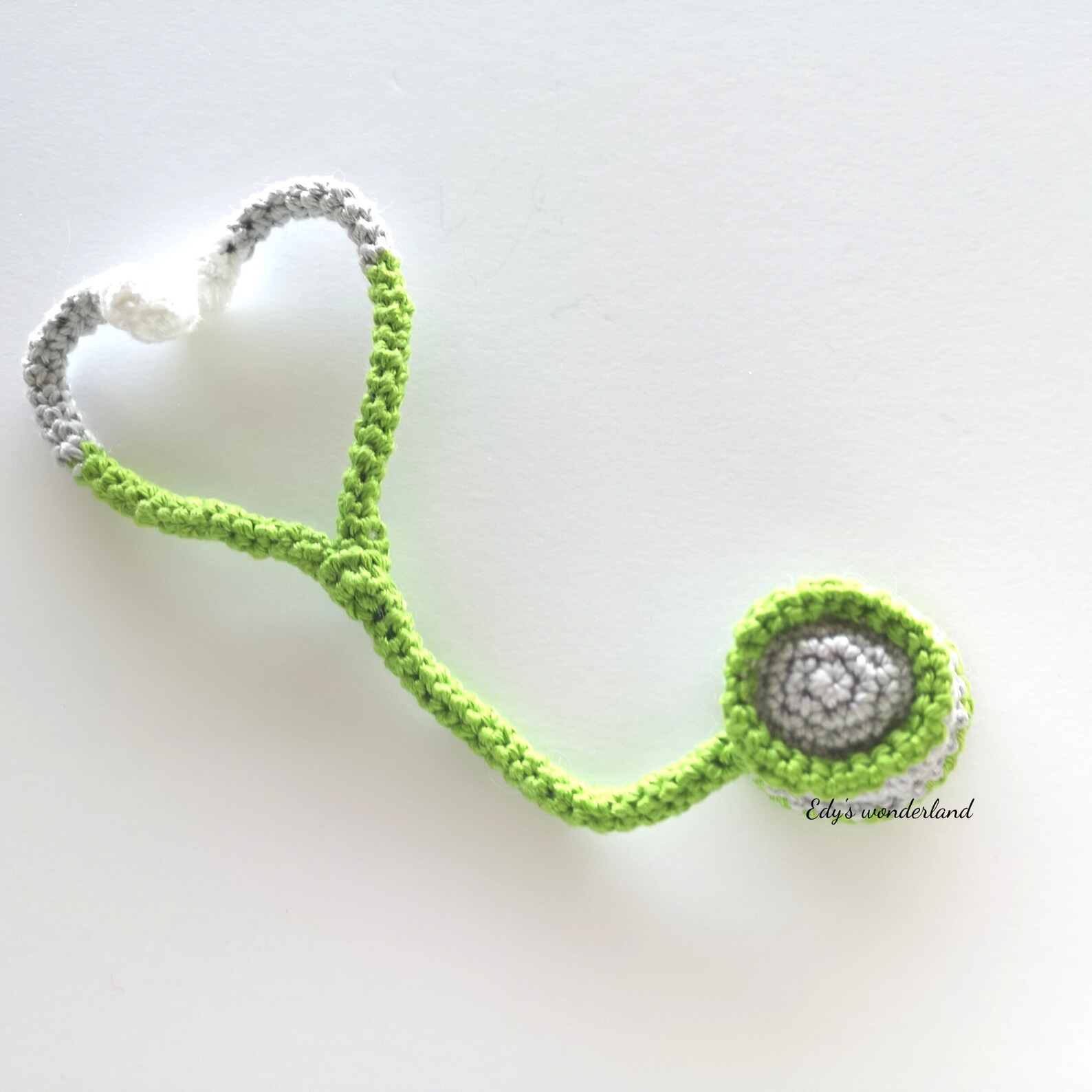 Crochet mini stethoscope gift for nurse doctor | Etsy
