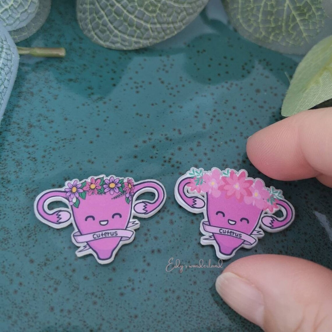 Cuterus Pin Aesthetic Flowers Style. Midwife midwifery - Etsy