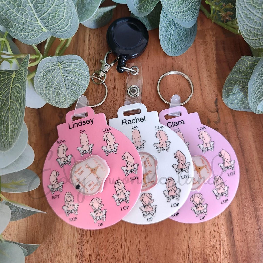 Personalised Position Wheel acrylic Diameter 7cm With Ring or Lobster ...