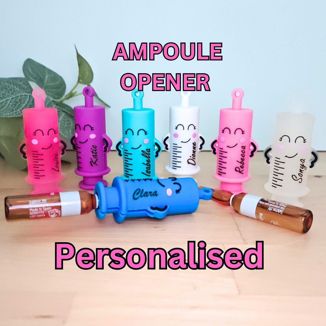 Personalised Ampoule Opener Breaker Syringe. Nurse and Paramedic Ampule ...