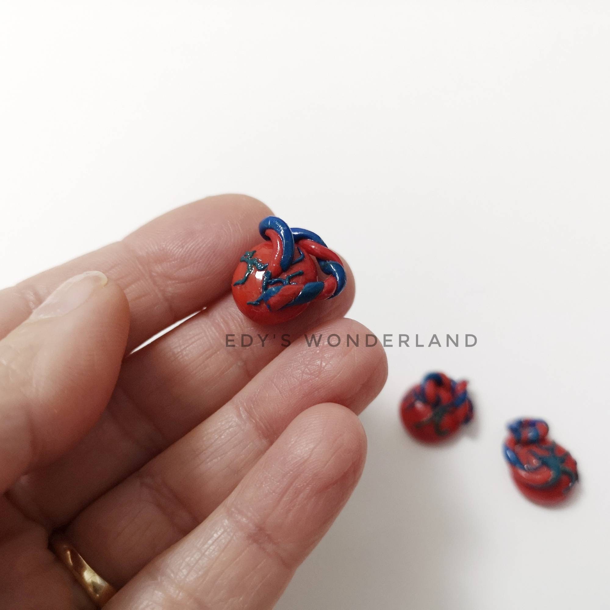 Placenta Pin, Miniature Placenta Polymer Clay Brooch, Gift for Midwife ...