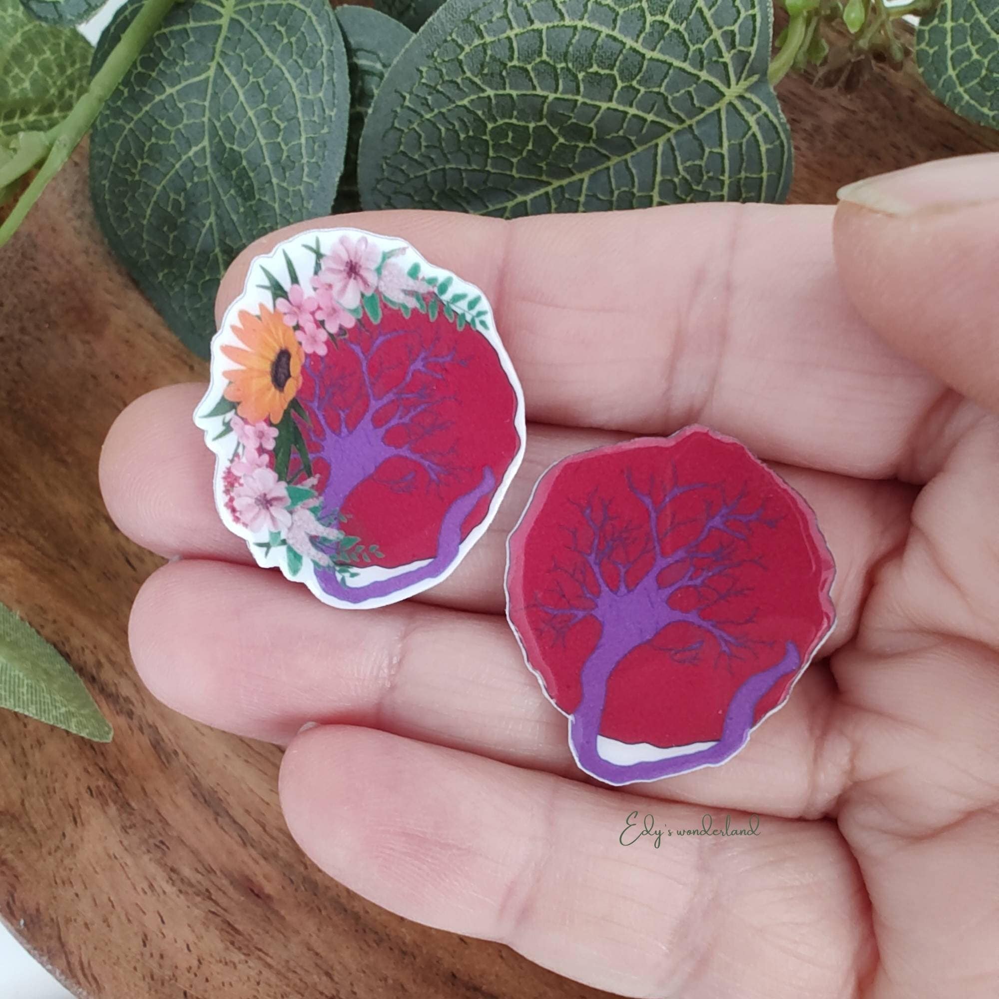 Placenta Pin, Flowers Brooch, Midwife, Doula, Gynecology Gift - Etsy