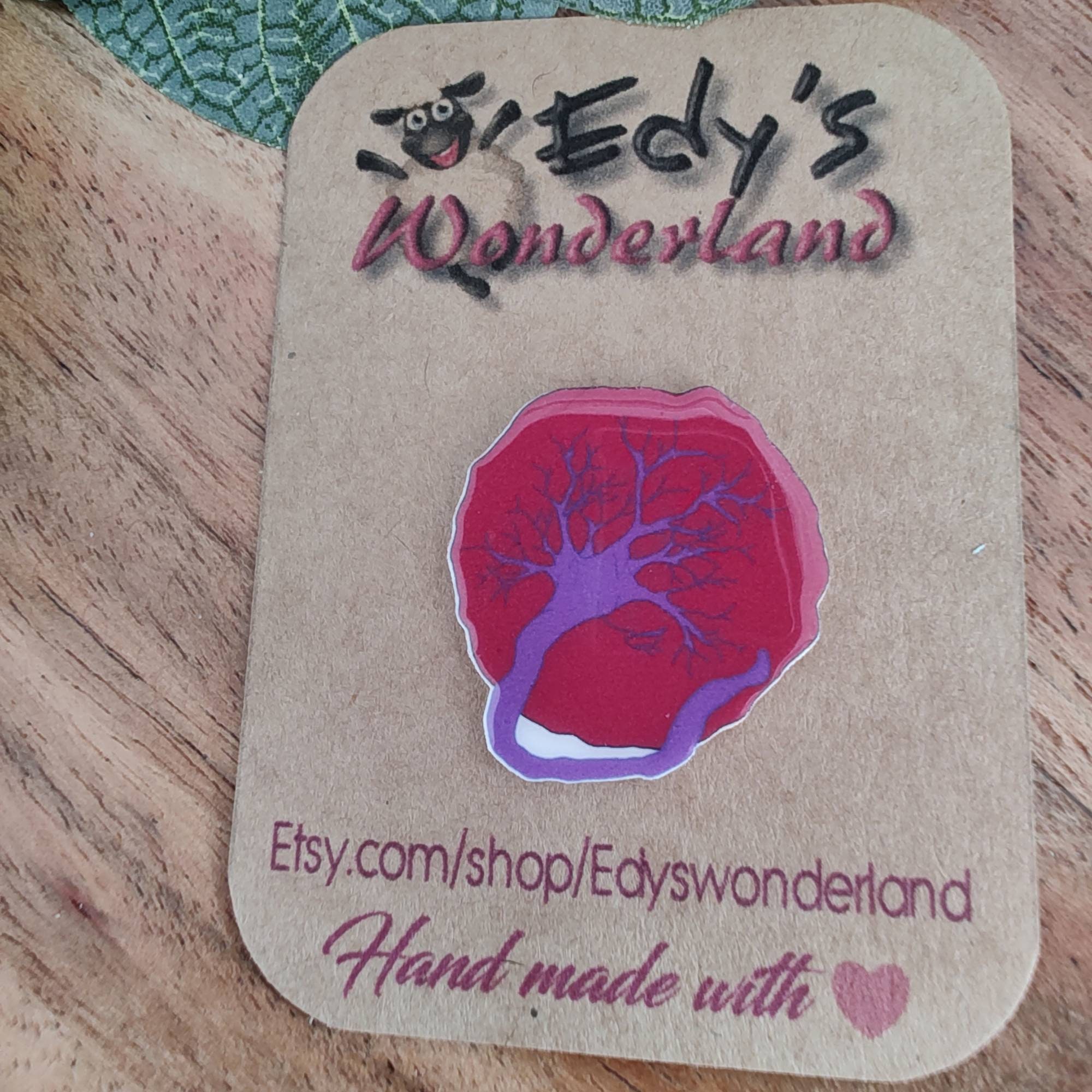 Placenta Pin, Flowers Brooch, Midwife, Doula, Gynecology Gift - Etsy