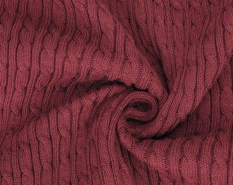 Cable knit fabric | Etsy