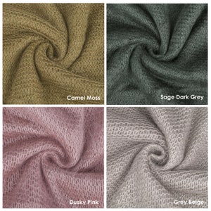 Open Knit Dress Fabric, Knitted Jersey Semi Transparent Faux Mohair ...