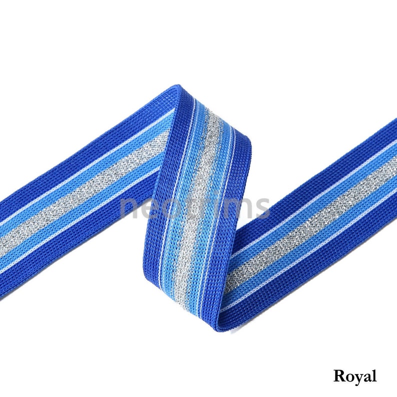Varsity Cheerleader Uniform Knit Rib Stripe Tape Trimming Ribbon,25mm ...