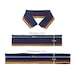 Rib Knit Collar & Cuff Set NAVY,2 Collars + 2 Cuff Strip.flat Knit Polo ...