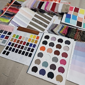 Fabric Swatches for Making Fashion Design Textile Color Prediction Book ...
