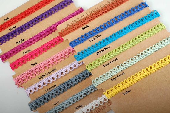 Crochet ribbon edging store