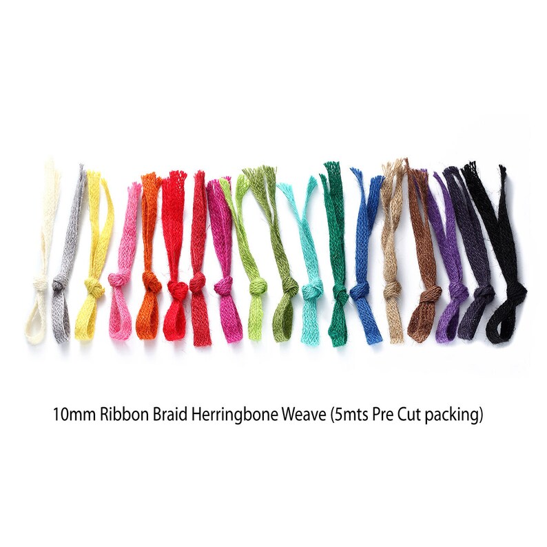 10mm Twine Spool Jute String Cord and Matching Braid Garden | Etsy