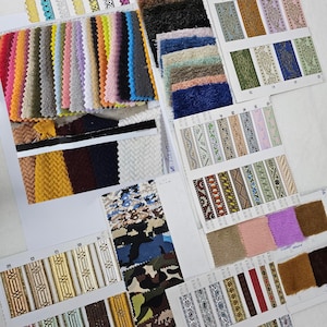 Fabric Swatches for Making Fashion Design Textile Color Prediction Book ...