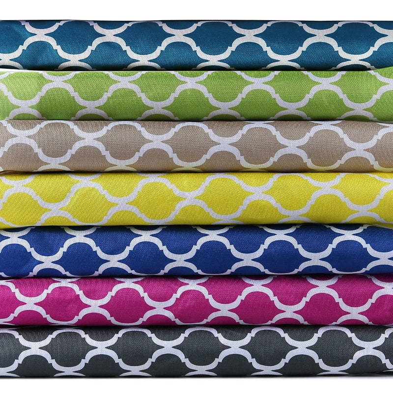 Quatrefoil Fabric - Etsy