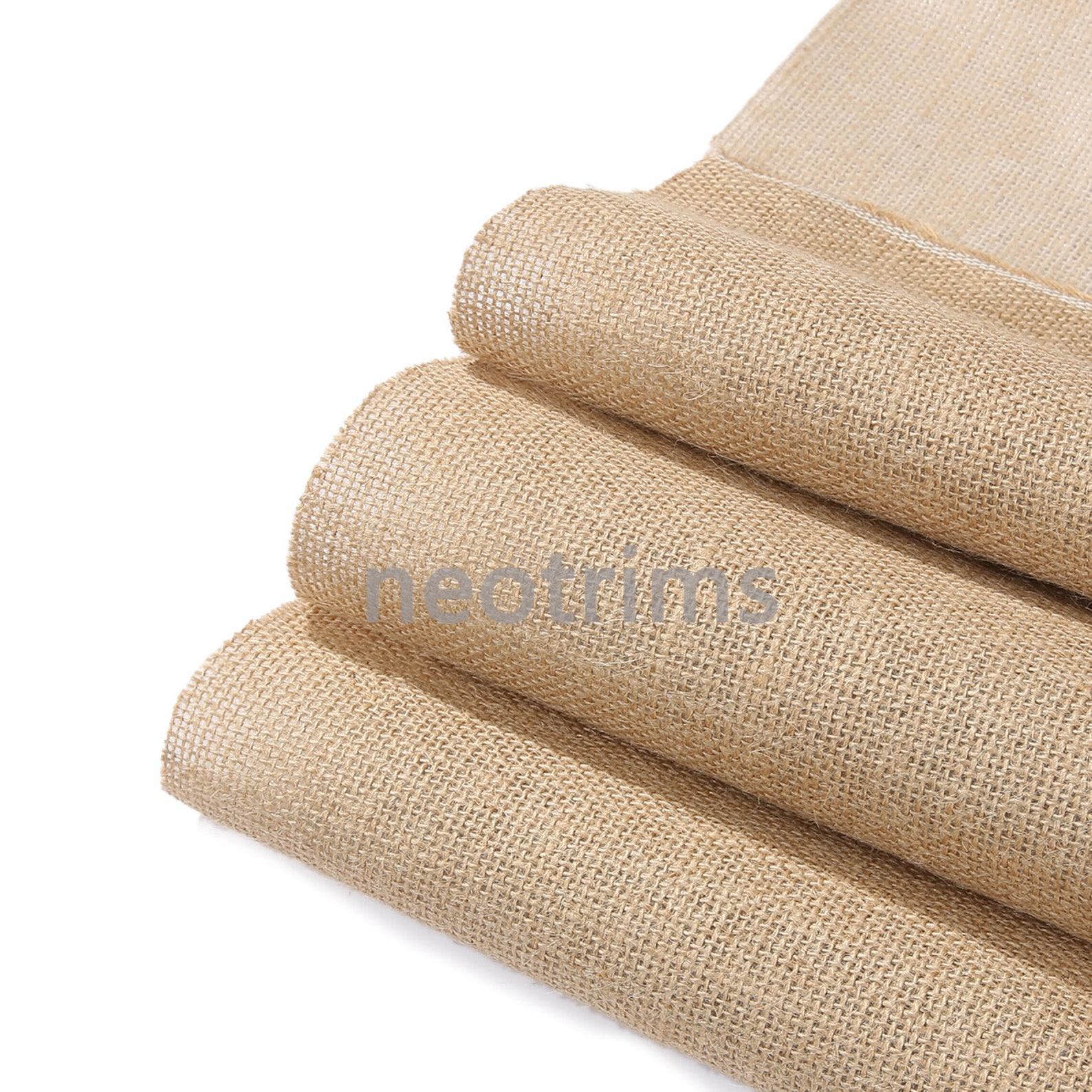 Hessian Fabric Laminated Material Natural Jute Burlap With - Etsy UK