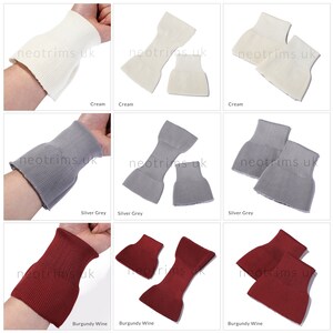 Rib Knit Cuff Fabric,1 Pair for Ribbing Replacement Jackets Bombers.no ...