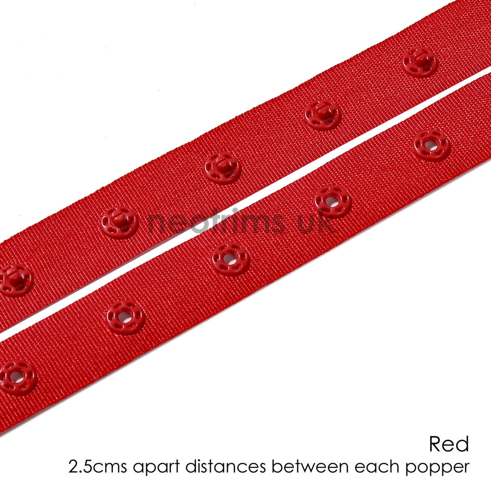 Snap Popper Tape Ribbonpress Stud Fastening Trim. 2.5cms - Etsy UK
