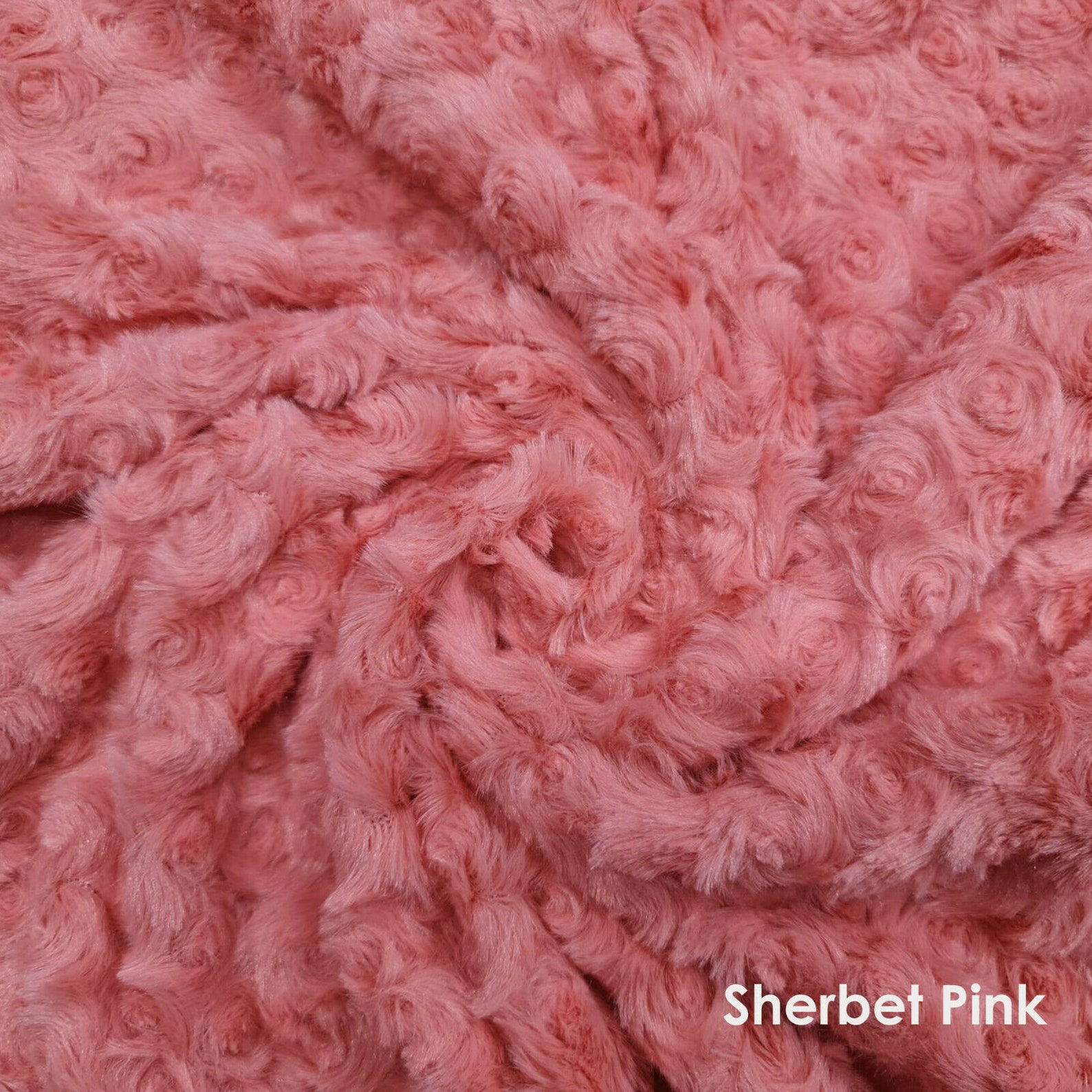 Faux Fur Fabric Rose Swirl Minkeeimitation Furry - Etsy UK
