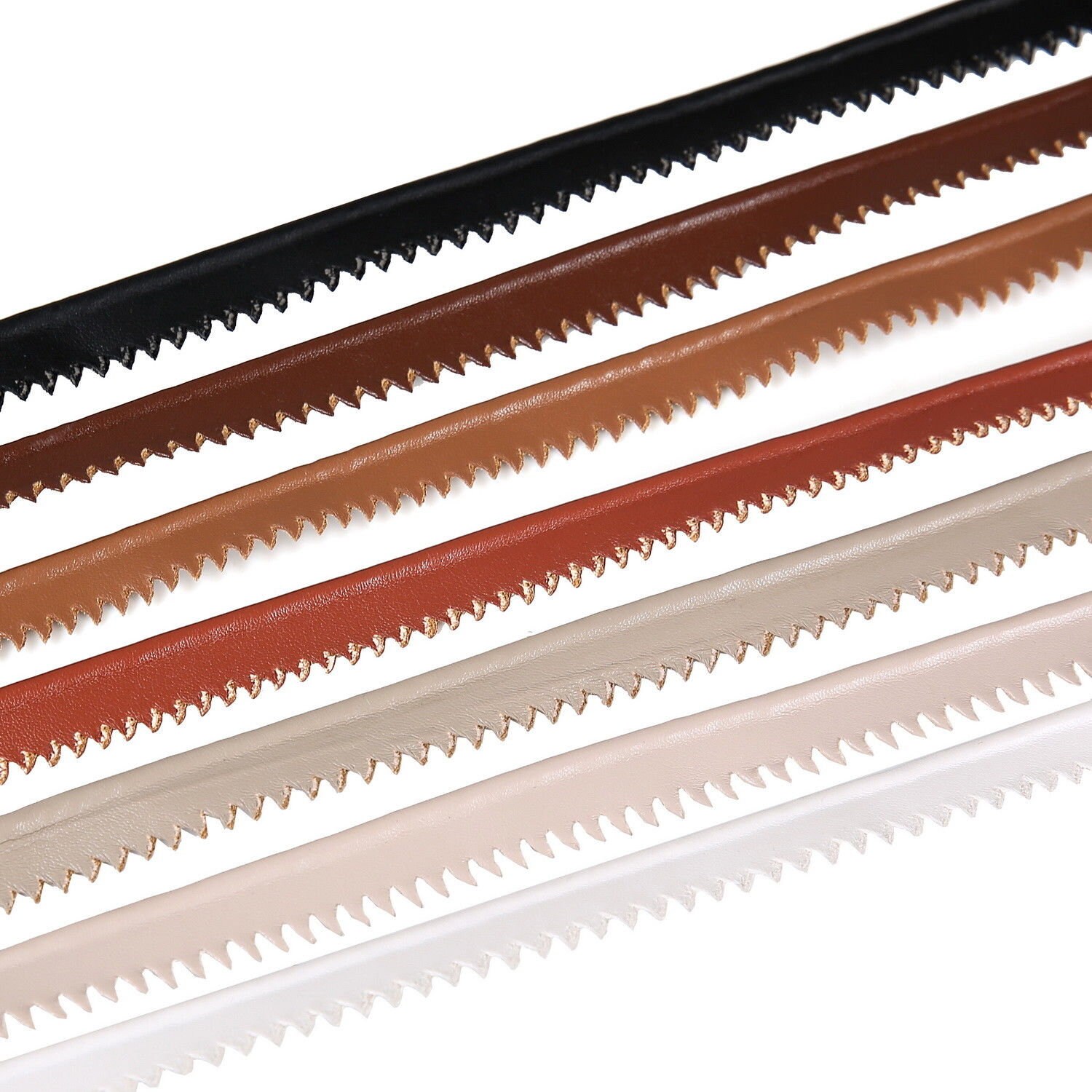 PU Faux Leather Piping Trim Tape Edge Zig Zag Cut Pattern & - Etsy