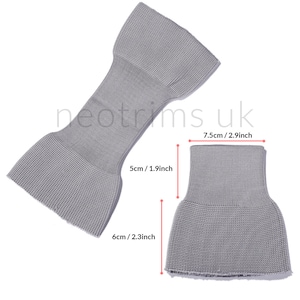 Rib Knit Cuff Fabric,1 Pair for Ribbing Replacement Jackets Bombers.no ...