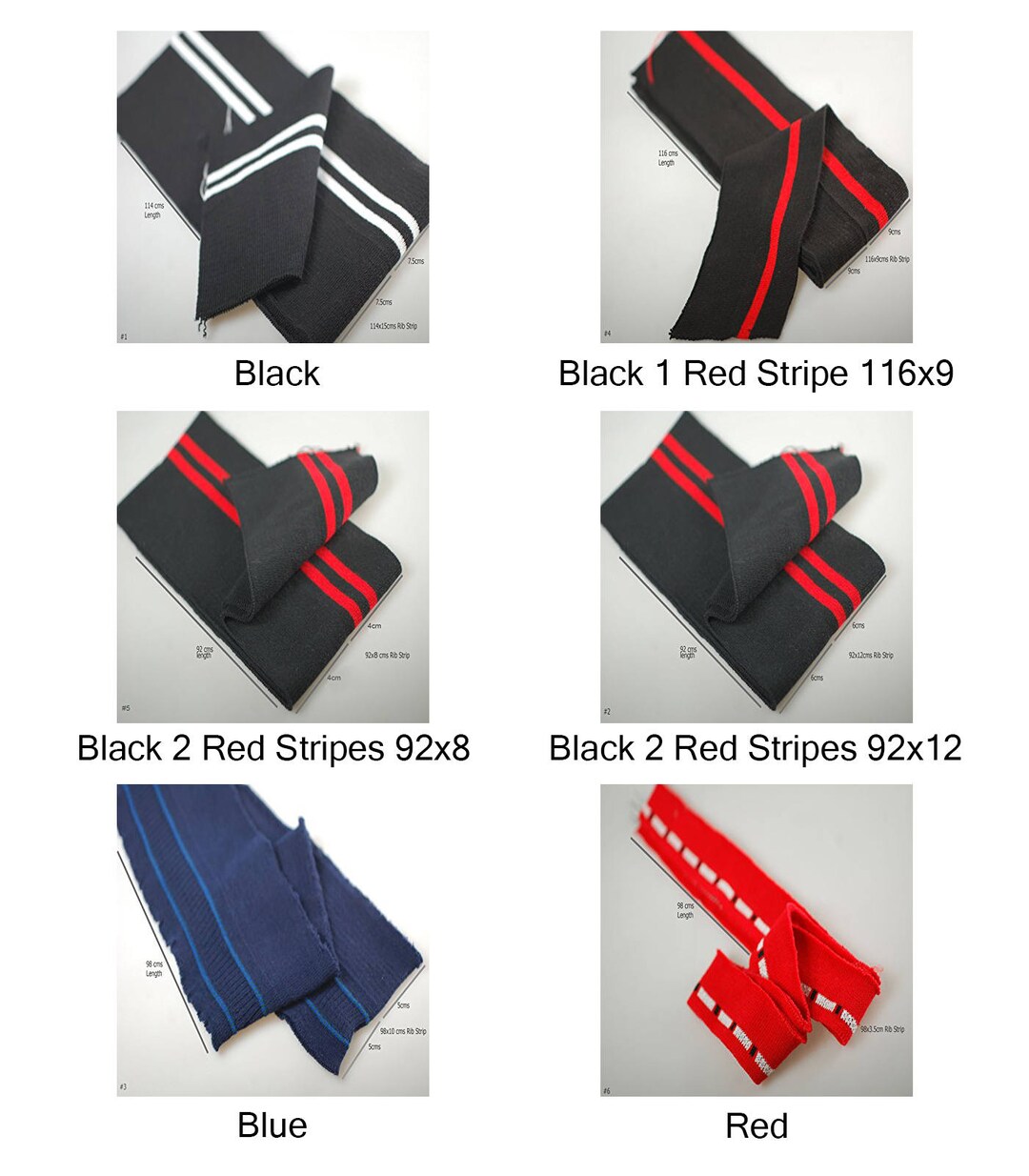 Neotrim Knit Rib Cuff Waistband With Stripes Trimming, Bomber Jackets ...