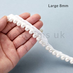 Pearls Bead Ribbon Trim Edging Vintage Lace,dressmaking Wedding Sewing ...