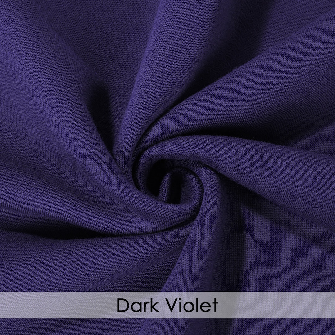 Purple Sweatshirt Fleece Fabric,violet Fleece Brushed Back Hoodies ...