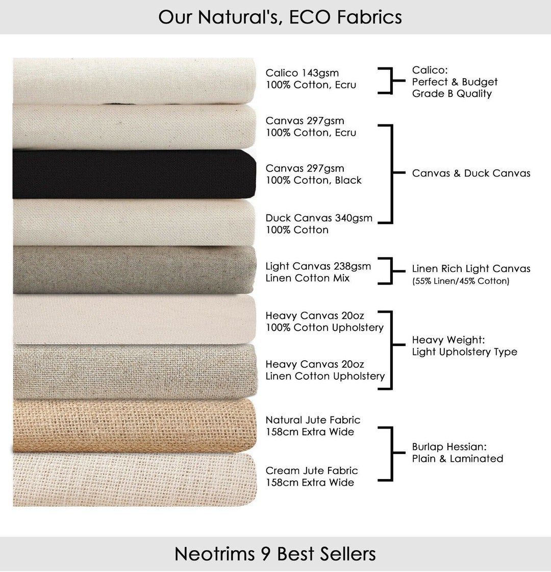 Cotton Canvas,calico & Cotton Linen Mix Fabrics for Craft,paint,apparel ...