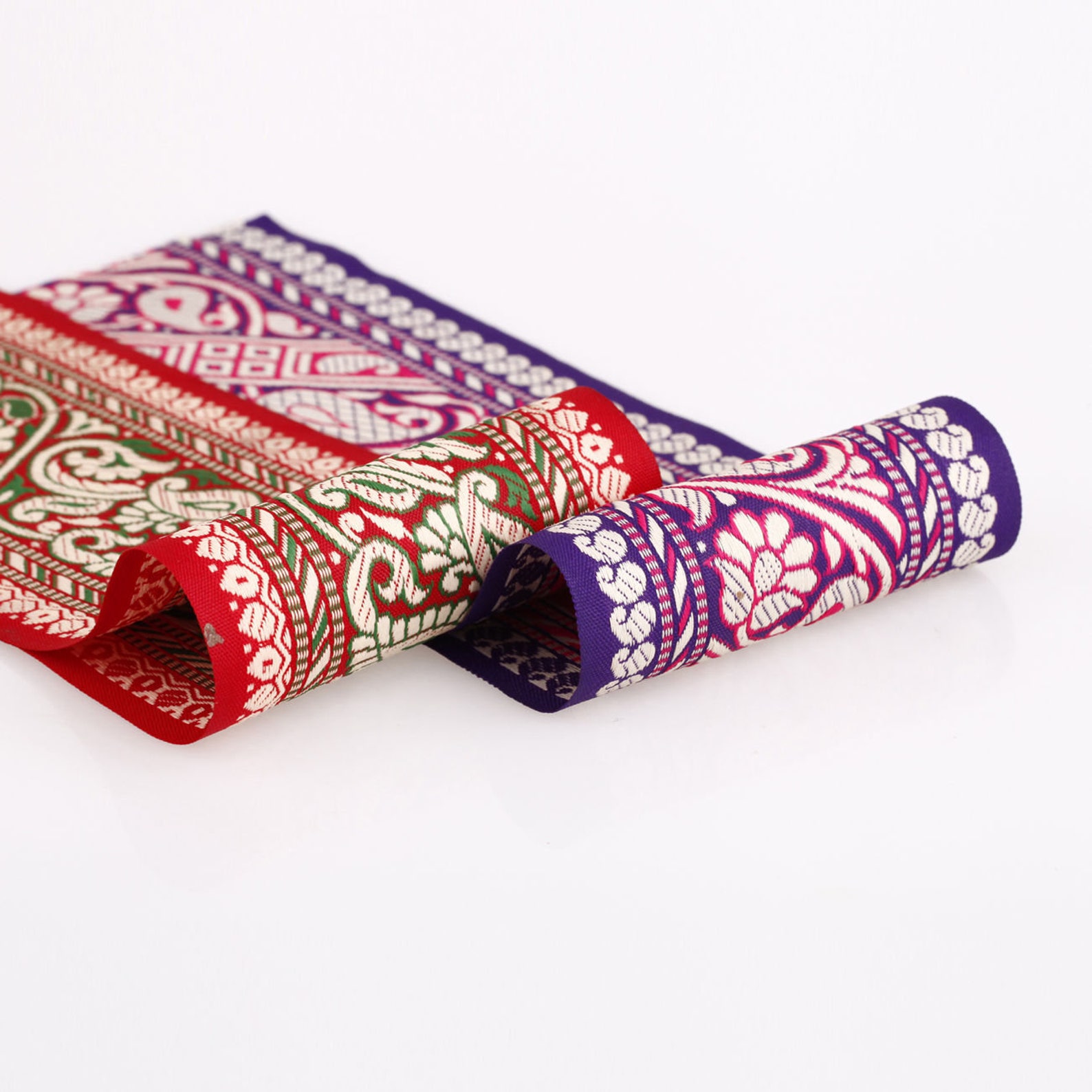 90mm Wide Unique Indian Paisley Ribbon Decorative Salwar Sari - Etsy UK