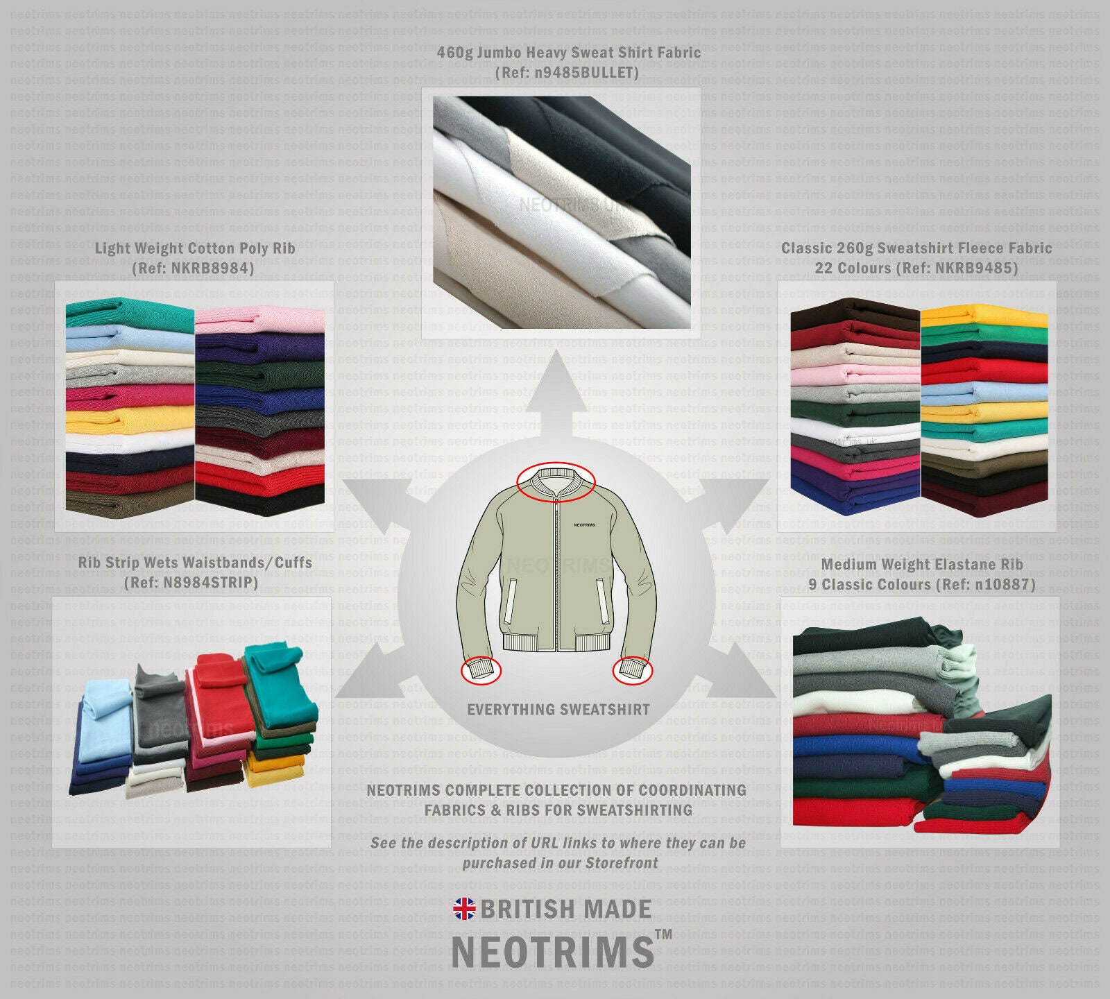 Rib Knit Trim Fabricribbing Material for Cuffing Waistband & - Etsy