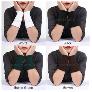Rib Knit Cuff Fabric, 1 Pair (2 Pieces) Tubular Ribbing,seamless ...