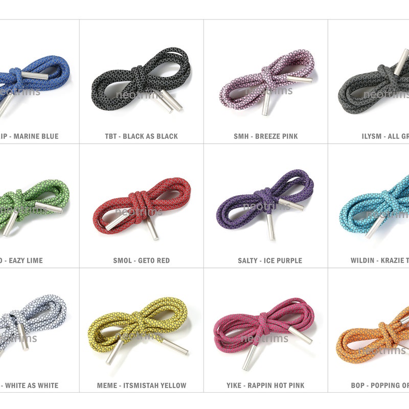 Thick Rope Shoe Laces - Etsy