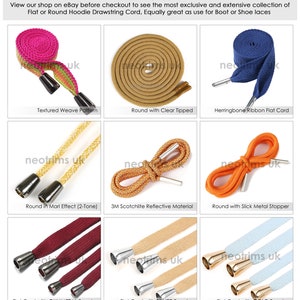 Hoodie Drawstring Cord,tipped Stoppers 100% Cotton.finest Quality Round ...