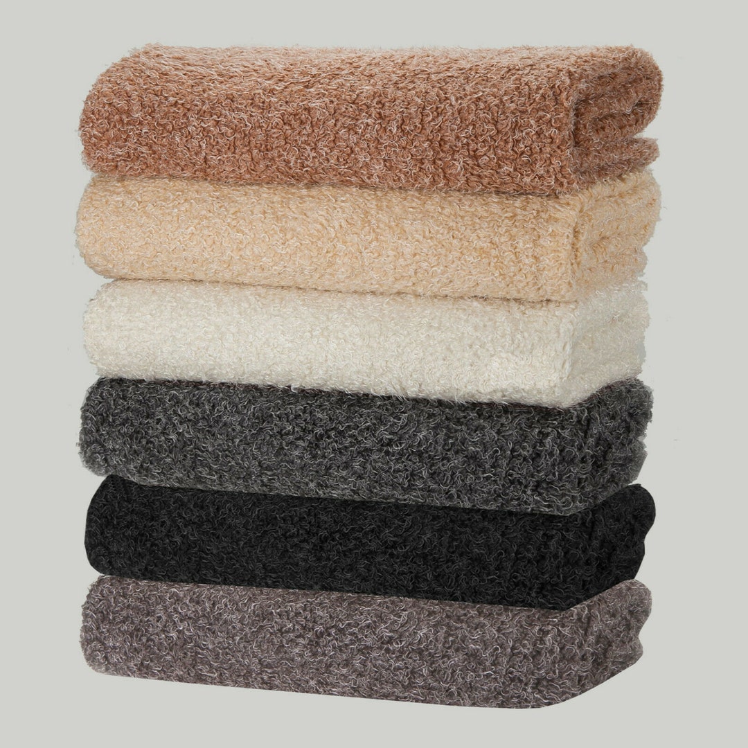 Pile Fabric, Soft Sheep Wool Fleece, 6 Natural Colours, Photography ...