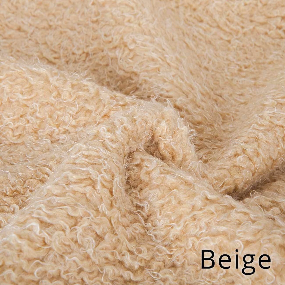 Beige Pile Fabric Soft Sheep Wool Fleece Photography - Etsy UK
