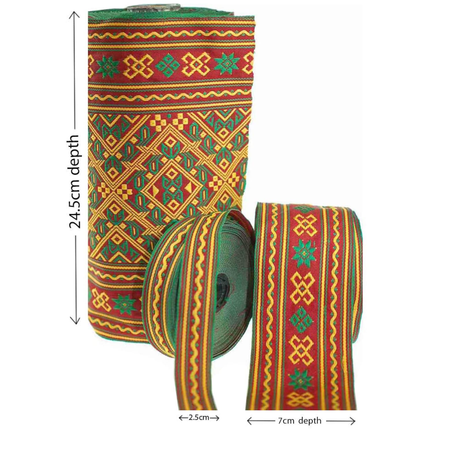 Aztec Indian Ribbon Set, 3 Sizes, Home Decoration Apparel, Edging ...