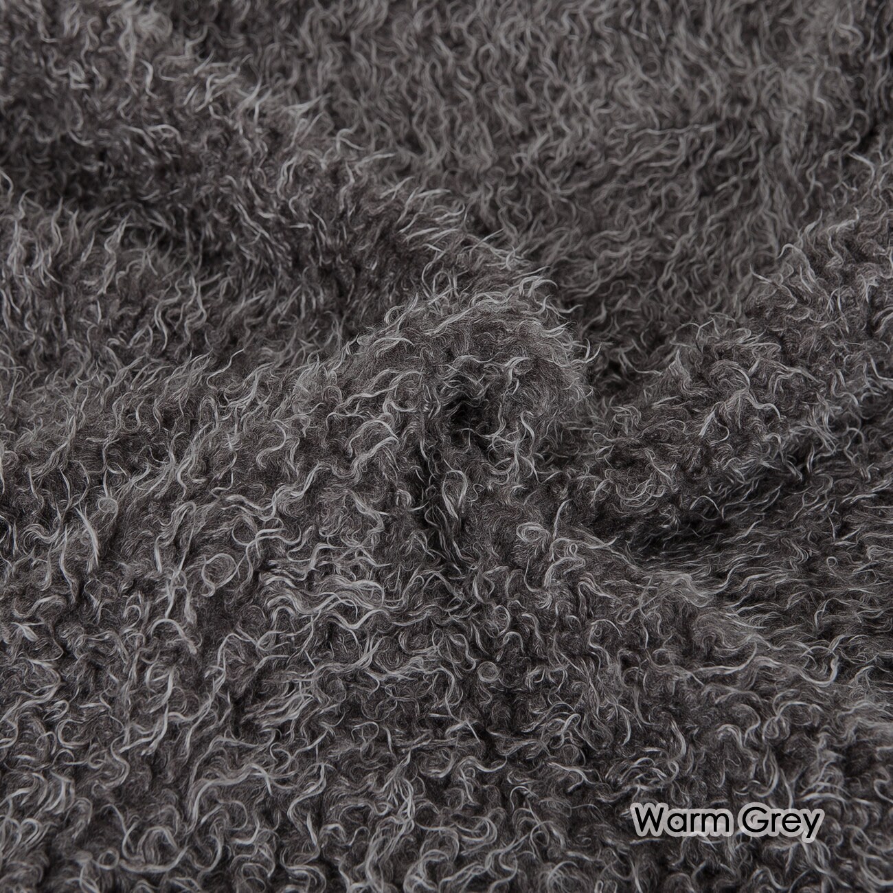 Warm Grey Pile Fabric, Soft Sheep Wool Fleece, Photography Backdrop ...
