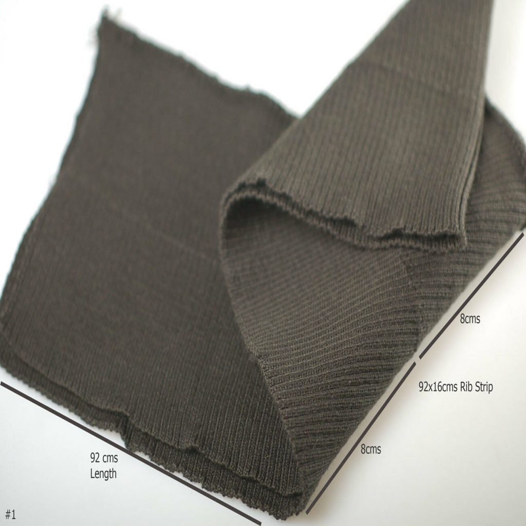 Knit Rib Cuffribbed Effect Knitted Waistband for Cuffswaist - Etsy UK