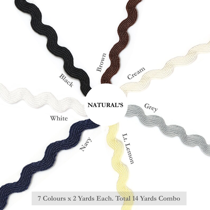 Rik Rak Ric Rac6mm Zig Zag Trim Ribbon Braidnatural - Etsy UK