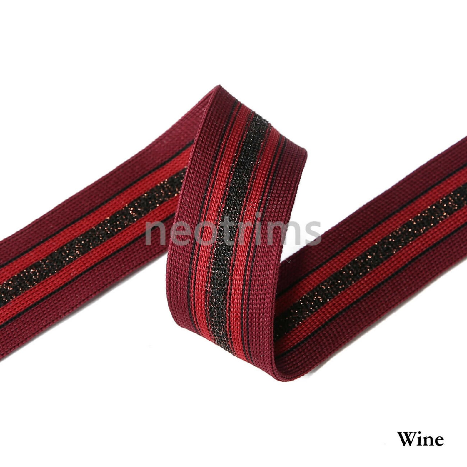 Varsity Cheerleader Uniform Knit Rib Stripe Tape Trimming Ribbon,25mm ...