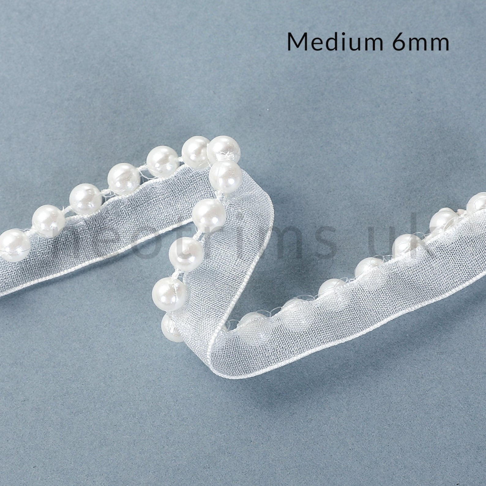 Pearls Bead Ribbon Trim Edging Vintage Lace,dressmaking Wedding Sewing ...