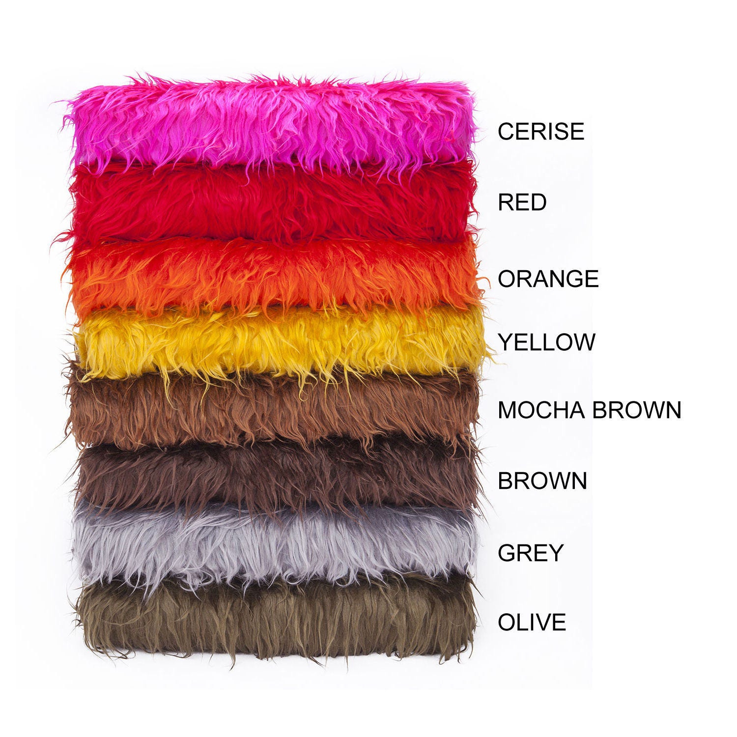 Faux Fur Fabricfurry Fake Fur Long Hair Sheep Wool.two Tone | Etsy UK