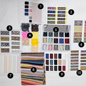 Fabric Swatches for Making Fashion Design Textile Color Prediction Book ...