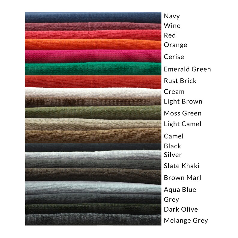Rib Knit Cuff & Waistband Stretch Fabric Ribbing Trim Welts. Revamp or ...