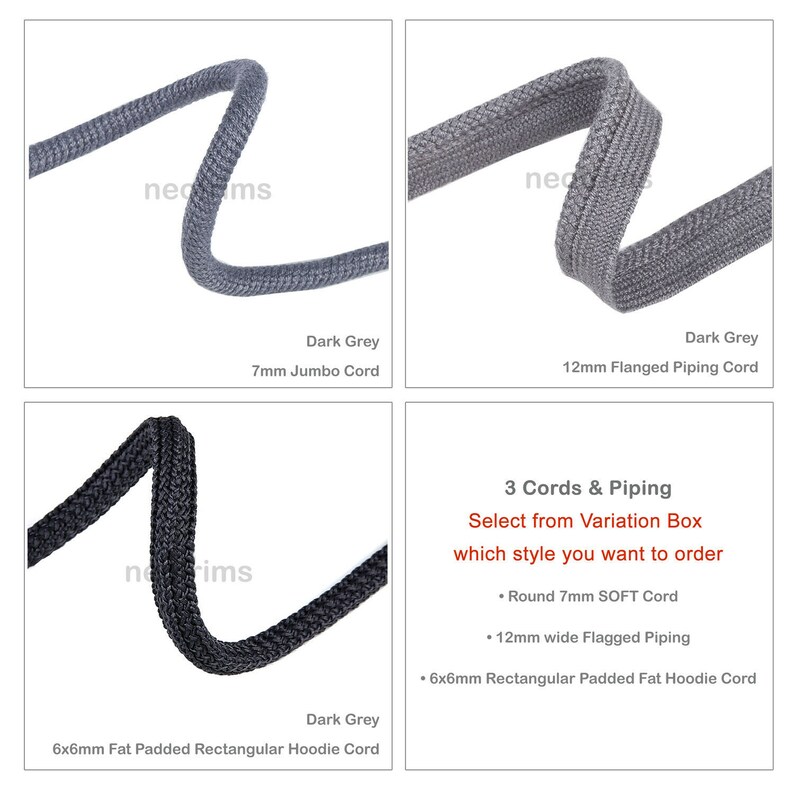 Flanged Insert Piping Drawstring Tape Hoodies Cotton Cord | Etsy