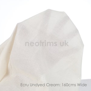 Cotton Voile Fabric Muslin Sheer Gauze Lawn Material Superior Luxury ...
